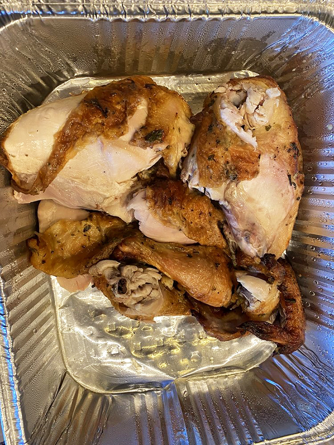 Roasted chicken in all its glory &ndash; proof that The Post knows its way around poultry even when the fryer gets the day off.