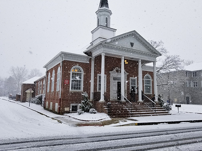 Winter in Salisbury brings just enough snow to look charming without requiring you to invest in a snowblower or emergency generator.