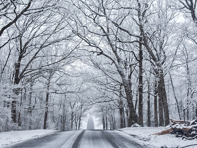 Winter blankets Gettysburg's roads in hushed white magic. Driving these snow-covered lanes feels like entering a historical snow globe.