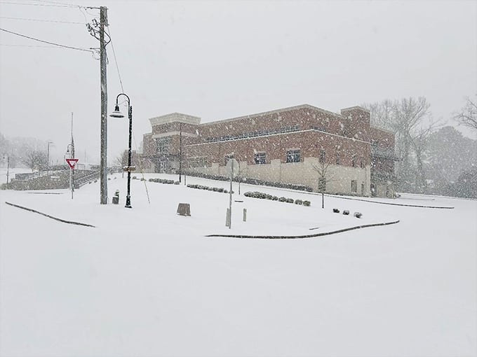 Snow in Georgia—as rare and beautiful as a politician keeping all their promises. Conyers transforms into a winter wonderland just often enough to remember why we love it.