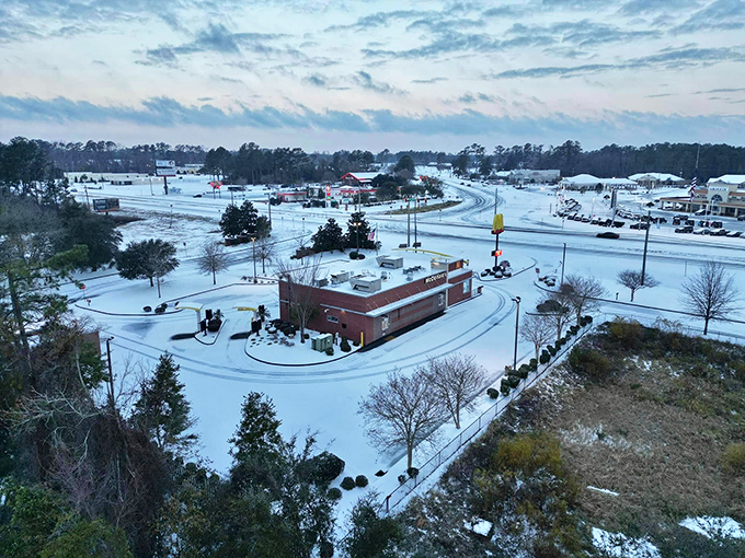 Occasional snow transforms Valdosta into a winter wonderland. Even Mother Nature's surprises cost less in this affordable Georgia gem.