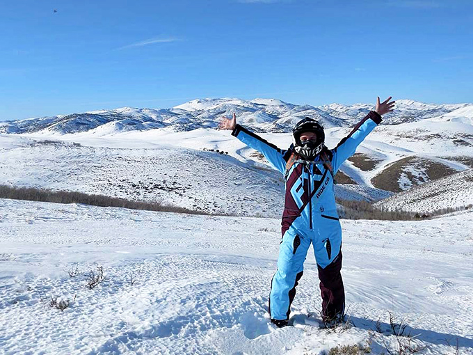 Winter in the Ruby Mountains transforms Elko's backyard into a playground for snow enthusiasts. Who needs expensive ski resorts when paradise is this close?