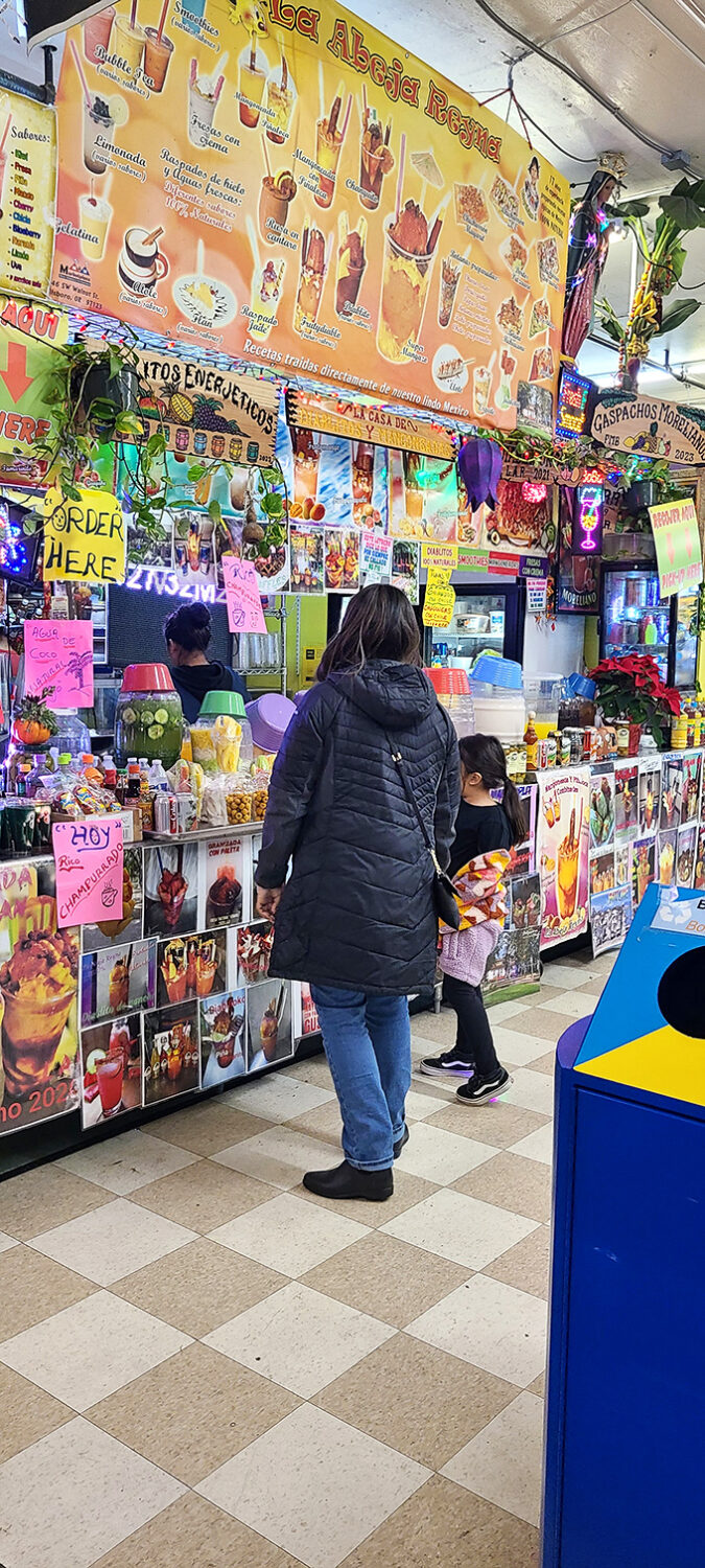 The juice stand menu explodes with color and possibility. Decision paralysis has never been so deliciously complicated.