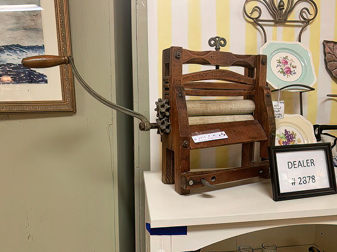 This antique wringer wasn't just for laundry&mdash;it was a weekly ritual that built biceps before gyms were invented.