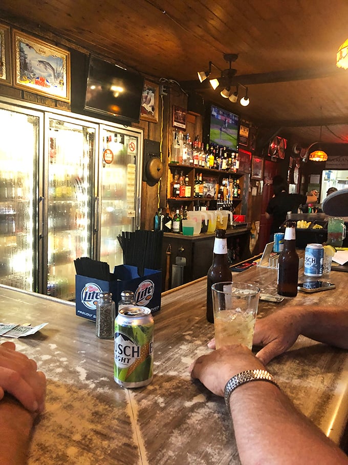 The bar area&mdash;where strangers become friends over cold beers and hot takes about everything from local sports to global politics. 