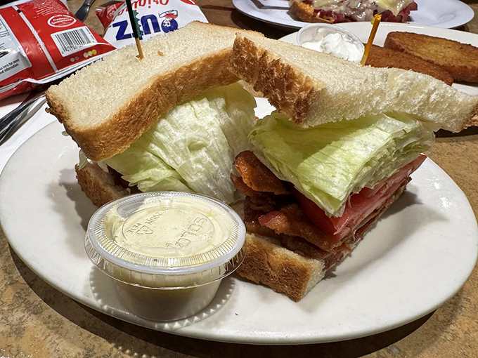 The classic BLT &ndash; proof that sometimes the simplest combinations are the most divine. Crisp, salty, fresh, and utterly perfect.