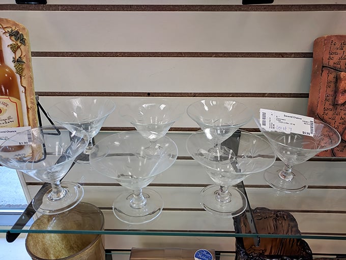 Elegant simplicity in glass form&mdash;these champagne coupes channel your inner Gatsby without requiring his fictional fortune.