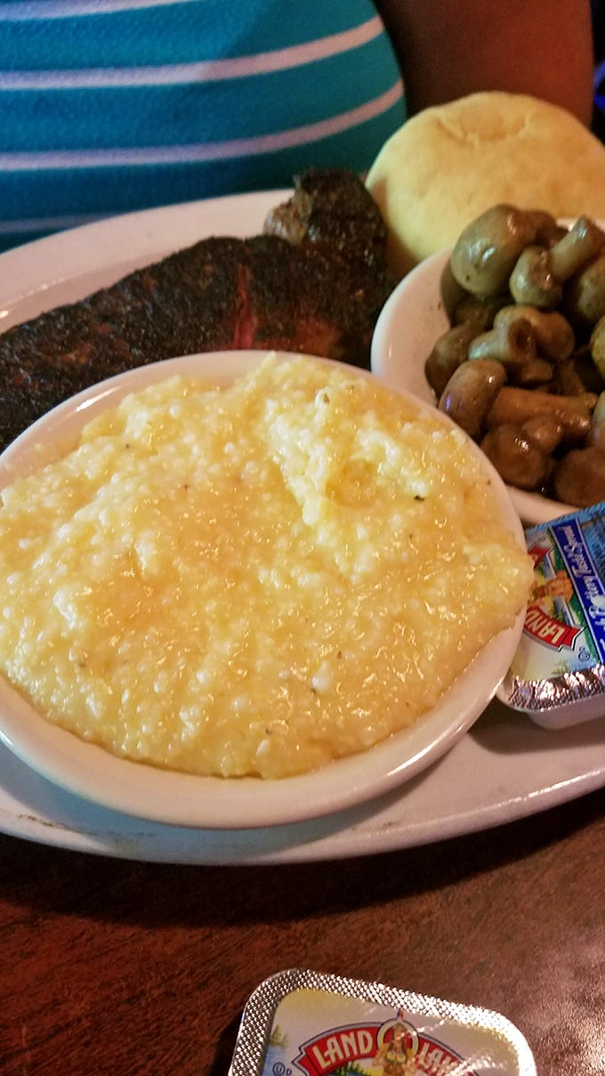 Cheese grits so creamy they could make a Northerner finally understand what all the Southern fuss is about.