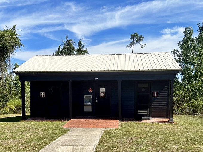 The least photographed but most appreciated building in any state park. Modern conveniences meet wilderness necessity.