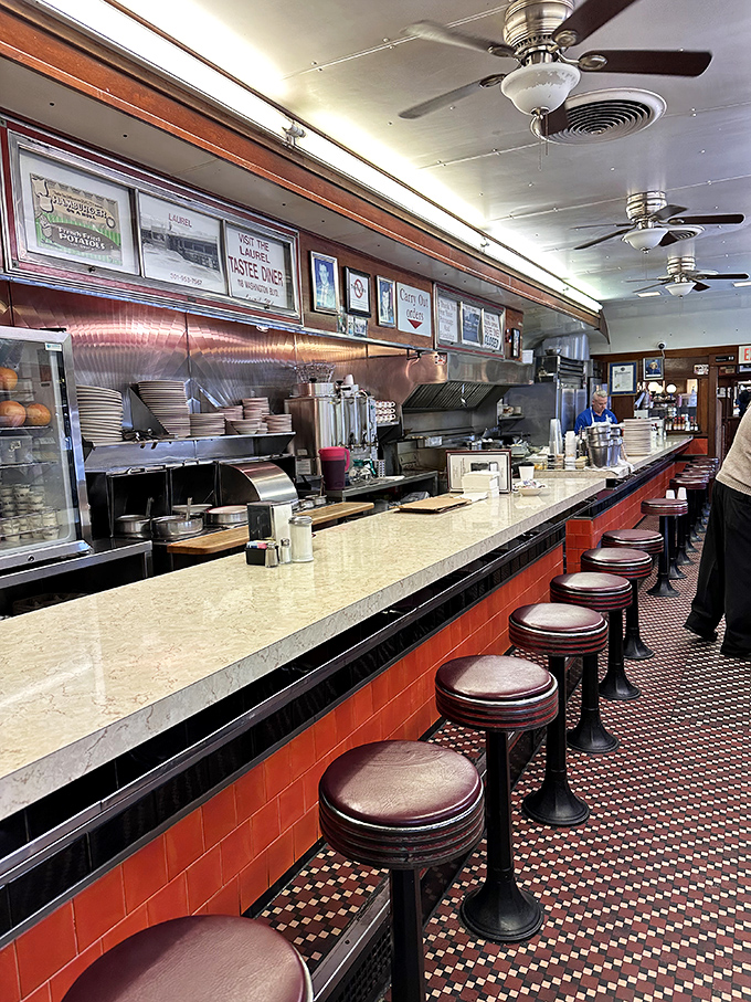 The counter&mdash;where solo diners find community, coffee achieves bottomless status, and watching your food being made is better than any cooking show.