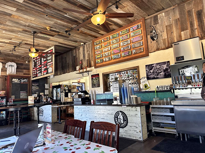 The counter where dreams come true and decisions get tough. "I'll have one of everything" is a perfectly reasonable order here.