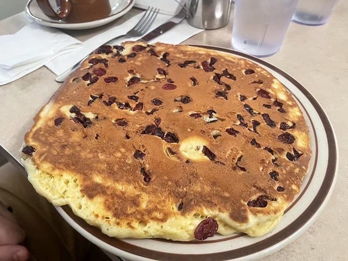 This cranberry-studded pancake is Wisconsin's answer to fruit cake, except people actually want to eat it.