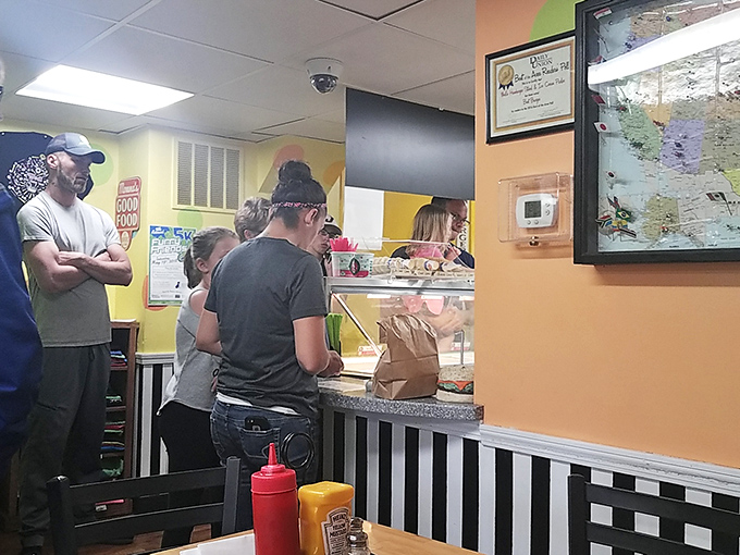 The line forms quickly at peak hours, but Wisconsinites know that patience is the secret ingredient in any worthwhile food pilgrimage.