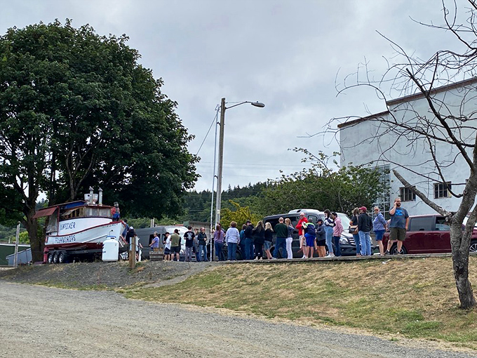 The pilgrimage to Bowpicker: where strangers in line become temporary friends united by the pursuit of perfect fish and chips.