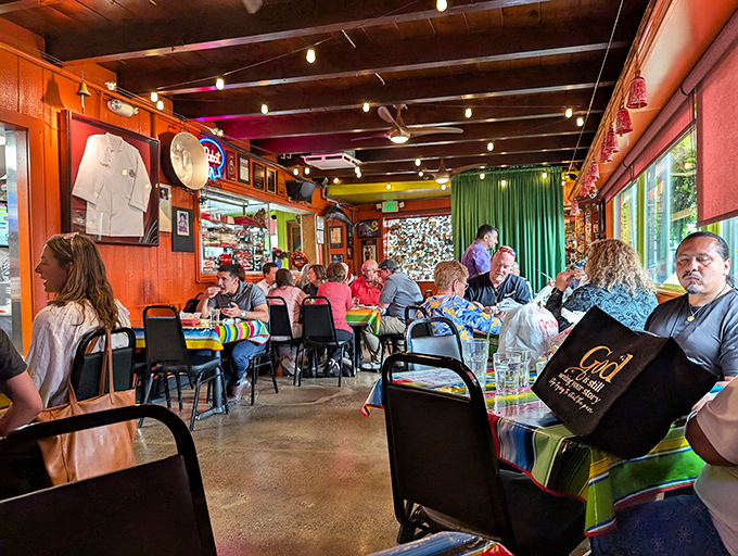 A packed house isn't a coincidence &ndash; it's a testament. These diners aren't just eating; they're participating in a Salt Lake City tradition.