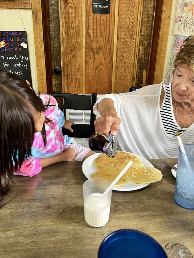 The true measure of a great diner: when three generations can sit together, each finding something to love on their plates.
