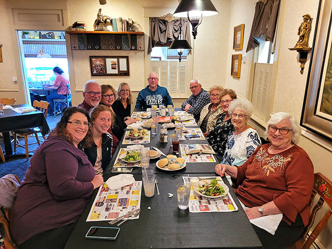The true measure of a great restaurant: tables filled with multi-generational families sharing meals, stories, and the occasional unsolicited life advice.