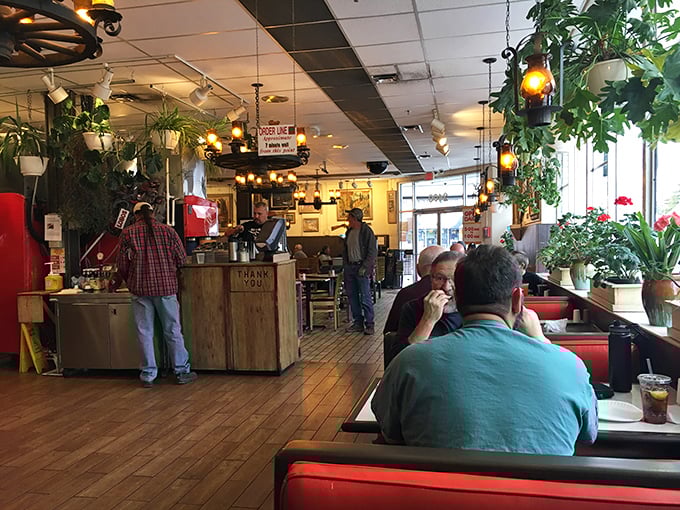 Where locals and visitors commune in the universal language of "mmm" and "pass the hot sauce, please."