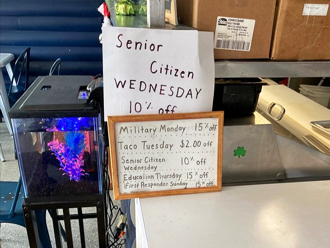 Daily specials that honor everyone from teachers to veterans. Good food with good values &ndash; a combination as classic as fish and chips.