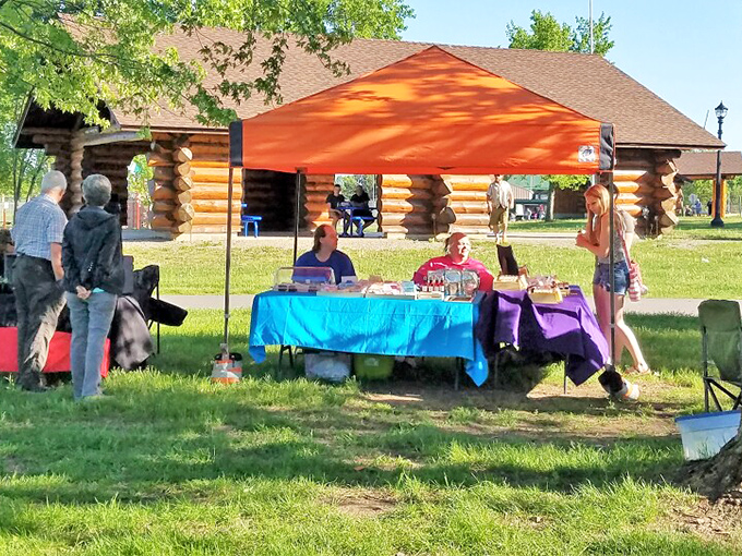 Under canvas tents, Ely's market vendors create a temporary village of homegrown goodness and handcrafted treasures against a backdrop of pines.