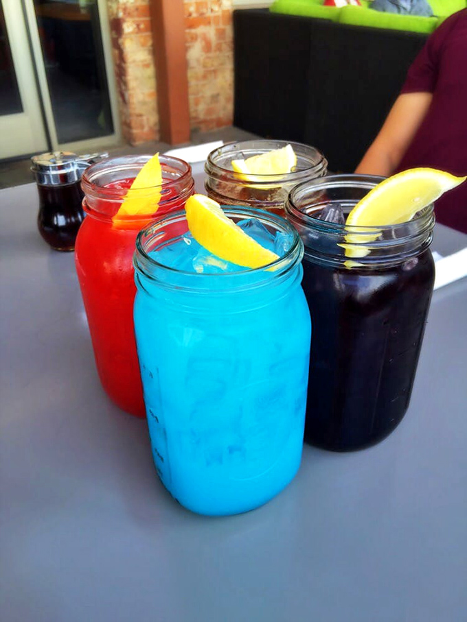 Colorful mason jar drinks that look like they belong at both a county fair and a hipster cocktail bar&mdash;refreshingly nostalgic with a side of Instagram-worthiness.