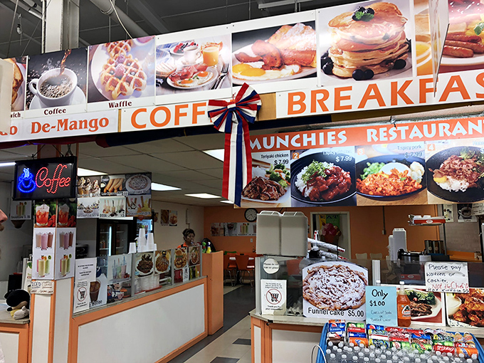 The breakfast counter&mdash;where pancake dreams come true and coffee flows like liquid motivation. Morning salvation at budget-friendly prices.