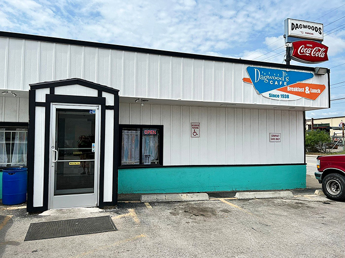 The entrance beckons with its simple promise &ndash; step through these doors and leave your diet resolutions in the parking lot.
