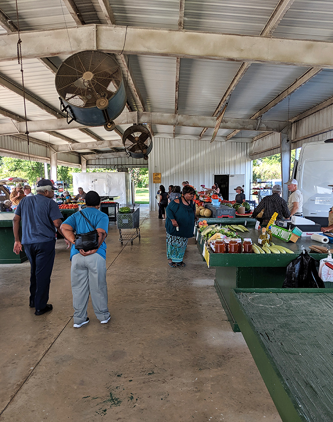 The farmers market buzzes with activity as locals browse fresh produce, proving the farm-to-table movement wasn't invented by hipsters &ndash; it's just how Monroe always lived.