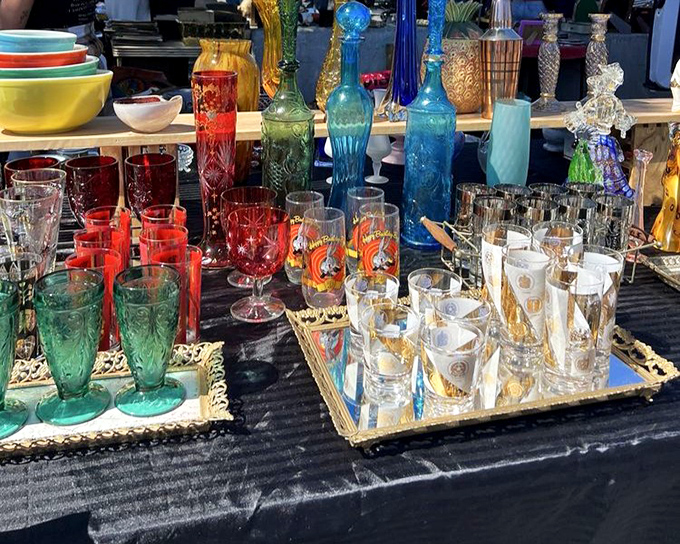 Mid-century glassware that makes even tap water feel fancy. Don Draper would definitely approve of serving his Old Fashioned in any of these.