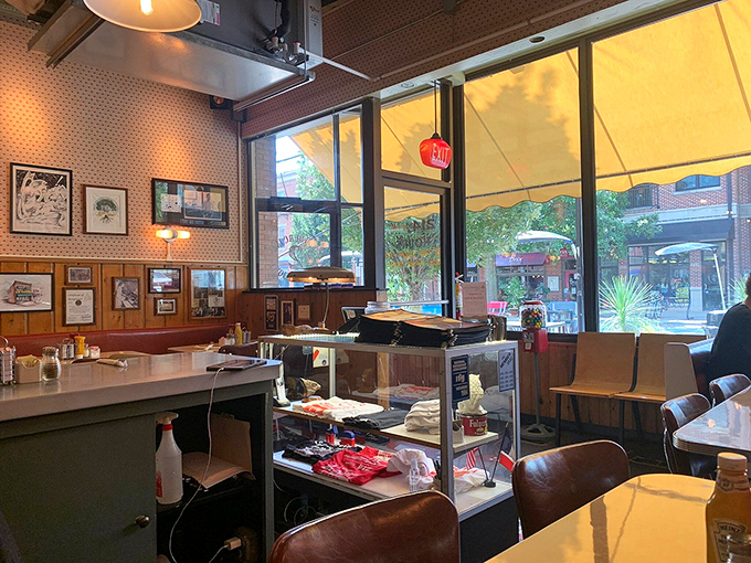 Every great meal needs a proper entrance and exit&mdash;this spot has witnessed countless satisfied patrons heading back into the world.