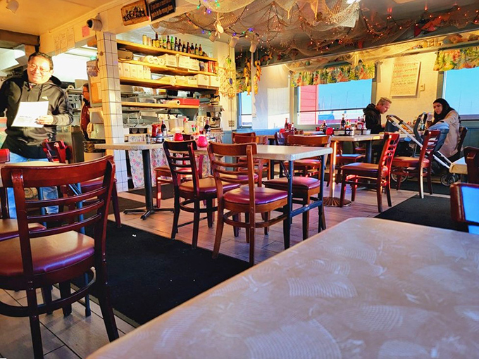 The dining room's warm glow invites lingering conversations over empty plates and the making of "remember when we ate at..." memories.