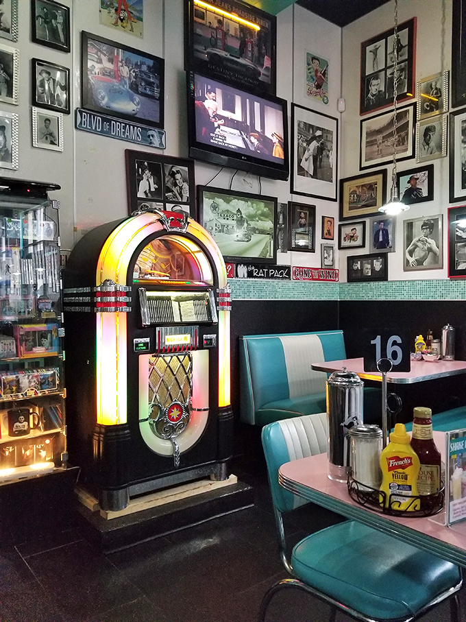 That jukebox isn't just playing songs&mdash;it's dispensing memories. Every booth comes with a side of nostalgia, no charge.