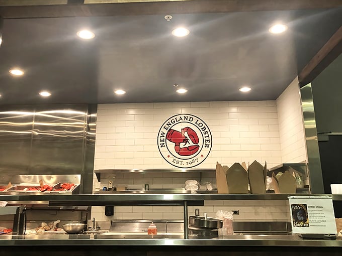 Where the magic happens. That logo isn't just branding&mdash;it's a promise that what comes from this kitchen will transport you straight to Maine without the airfare.