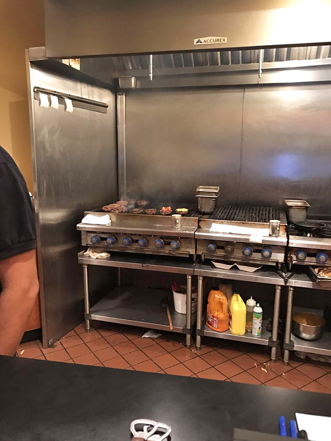 Where the magic happens&mdash;a no-nonsense kitchen that proves great food doesn't require fancy equipment, just skill and passion.