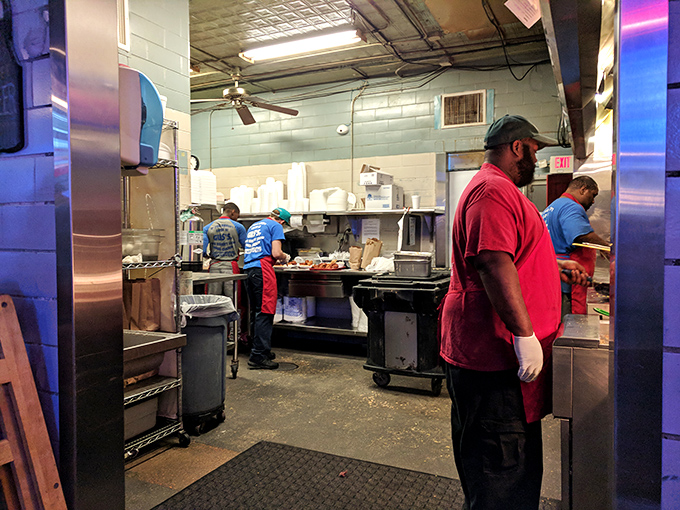 A glimpse into the kitchen where the legendary chicken transforms from ordinary to extraordinary. The real magic happens here.