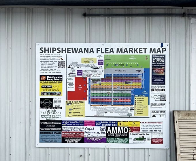 The market map &ndash; your treasure hunting GPS. Without it, you might miss the spice shop, which would be a flavor tragedy of epic proportions.
