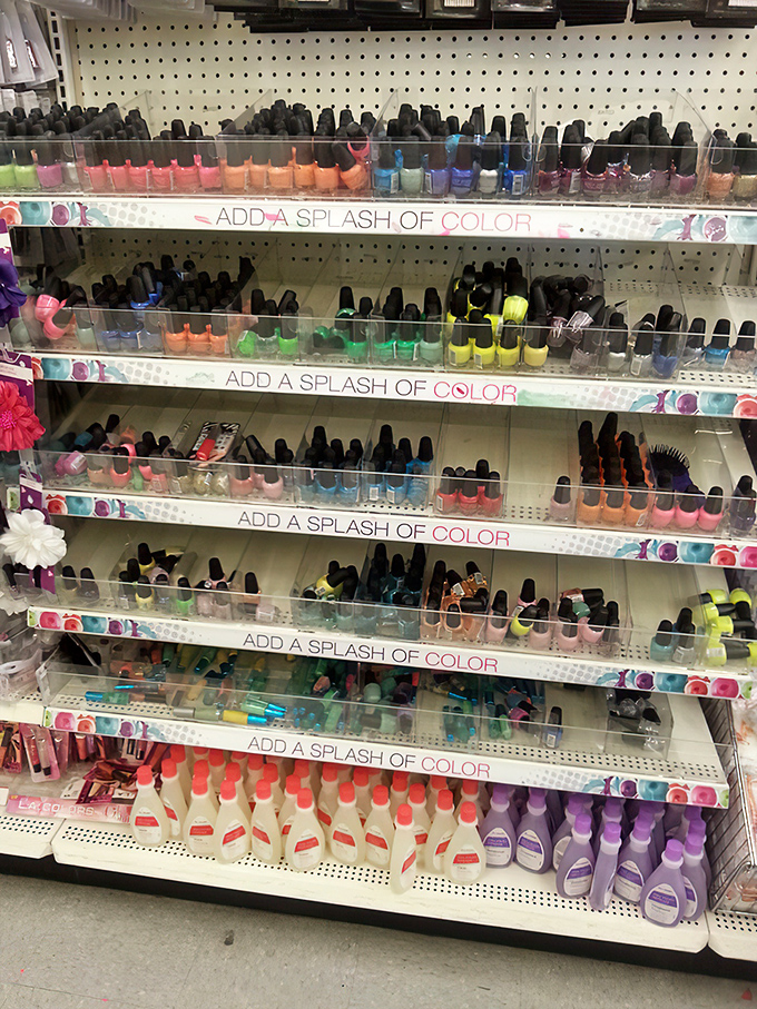Nail the look for less! The beauty section offers enough colors to match every Arizona sunset you'll ever witness.
