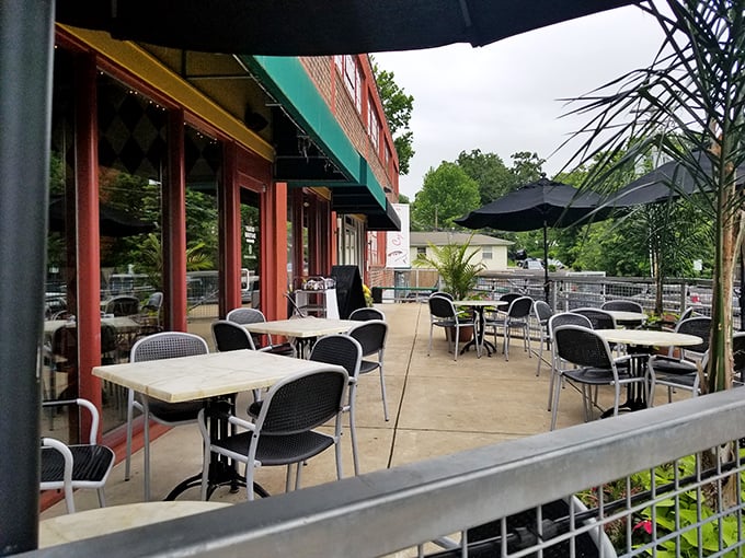 Outdoor seating lets you savor exceptional cuisine while enjoying Webster Groves' charming streetscape and fresh Missouri air.