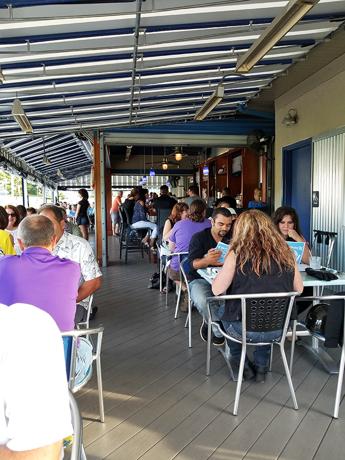 The patio seating buzzes with the energy of diners who've discovered Pennsylvania's best-kept seafood secret.