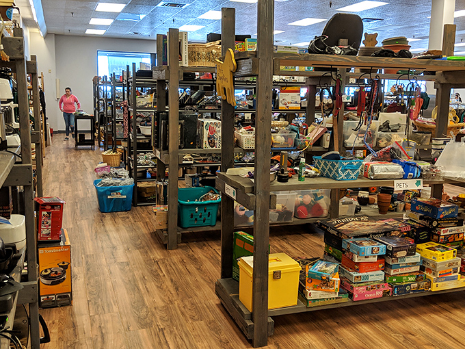 Board games, toys, and household miscellany – the island of misfit treasures where one shopper's castoff becomes another's perfect find.