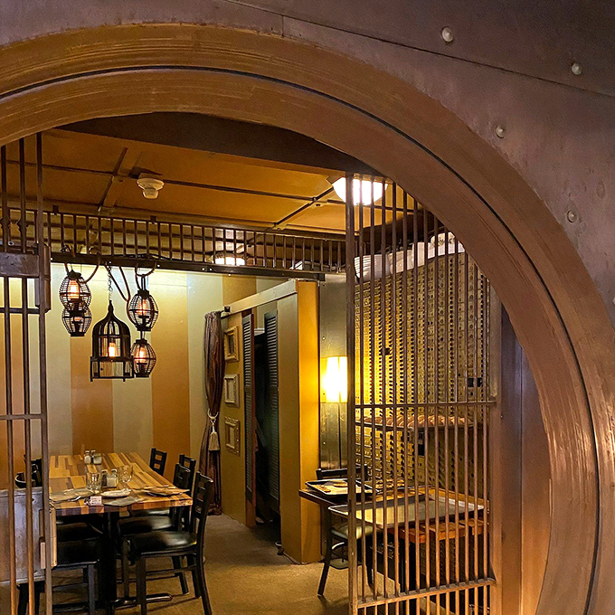 Dining inside the original bank vault&mdash;where the only combination you need to know is pasta, sauce, and good company.