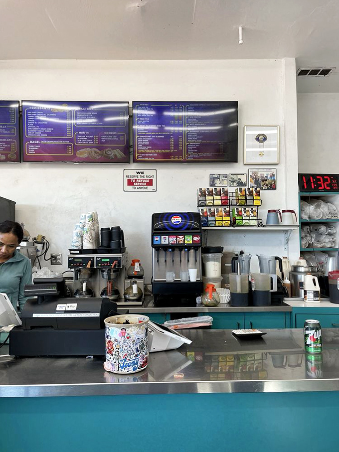 Behind this counter, magic happens. Simple, sugary, life-affirming magic that turns flour and sugar into memories and momentary bliss.