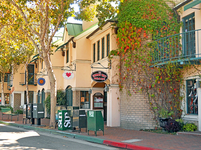 Ivy-covered buildings house shops filled with treasures. Behind these doors lie Danish linens, wooden clogs, and marzipan treats galore.