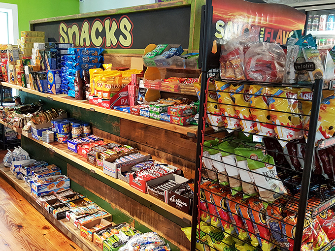 The snack aisle &ndash; where diet resolutions go to die. A rainbow of temptations that whisper, "You're on vacation. Calories don't count here."