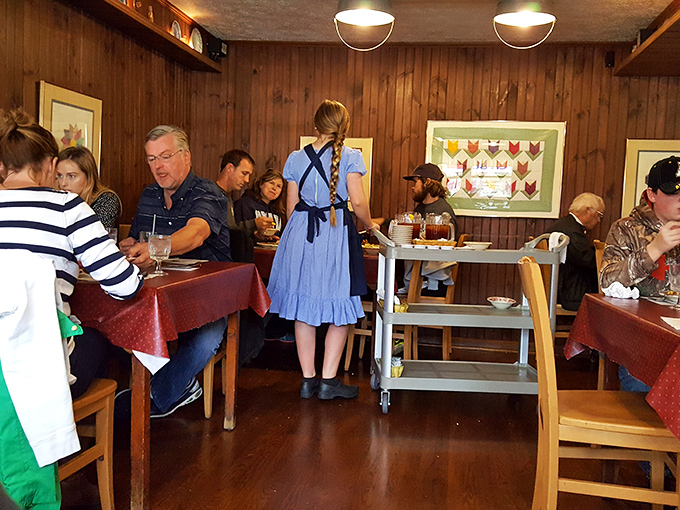 Service with a smile and authentic mountain charm&mdash;the staff here doesn't just serve food, they serve tradition with every plate.