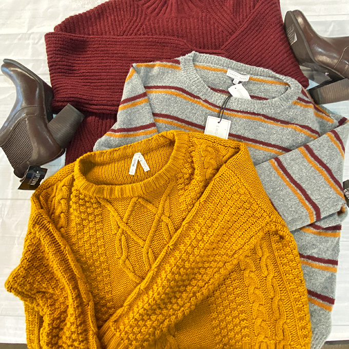 Sweater weather dreams come true with these cable-knit treasures. That mustard yellow number is practically begging for a pumpkin spice latte date.