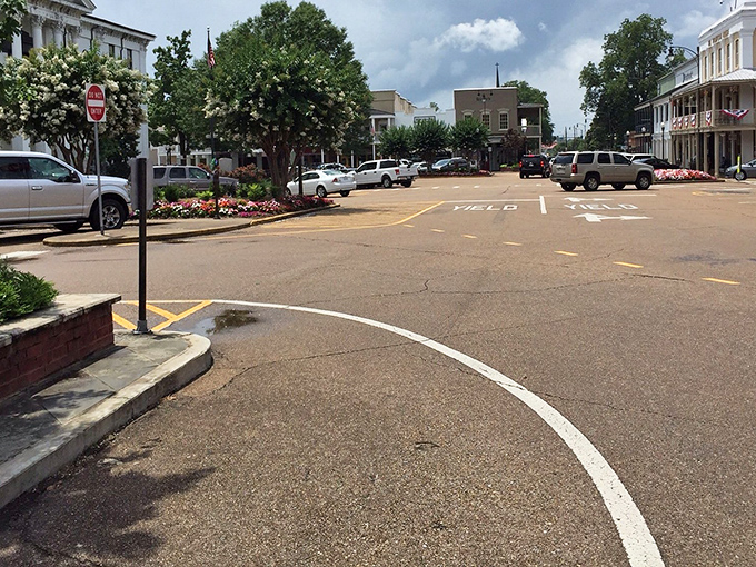 Oxford's traffic circle isn't just functional &ndash; it's the town's social compass, directing visitors to discoveries in every direction.