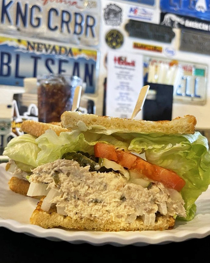 Even the tuna sandwich gets royal treatment in this temple of American comfort food classics.