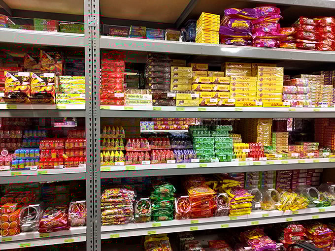 The international candy section&mdash;where diplomatic relations are maintained through the universal language of sugar.