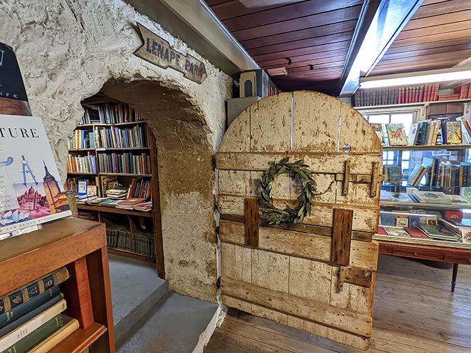 "Lenape Path" leads to another literary dimension. Every doorway in this barn promises new worlds to explore.